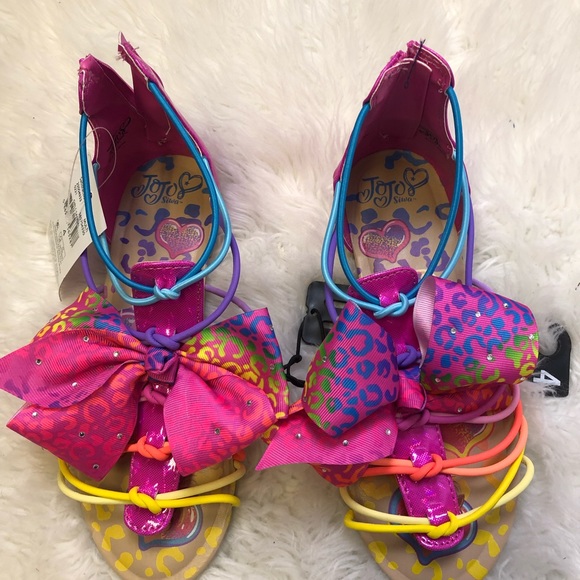JoJo Siwa | Shoes | Nickelodeon Jojo Siwa Bow Rainbow Gladiator New ...